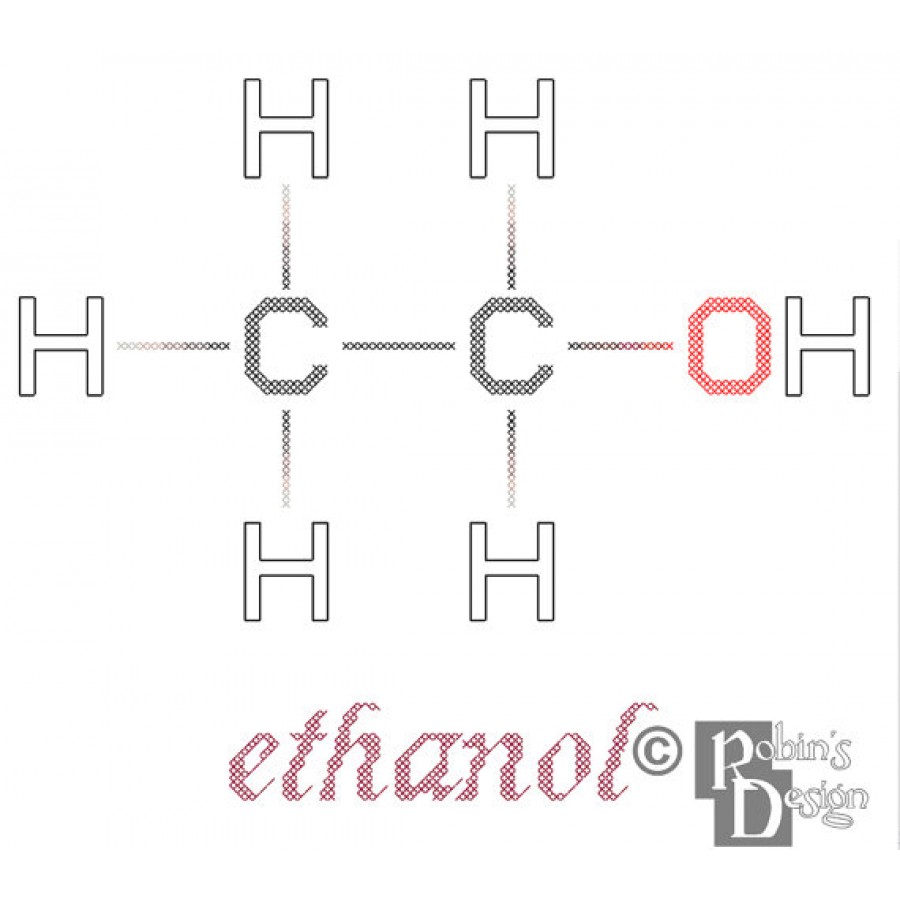 Ethanol Molecule Structure