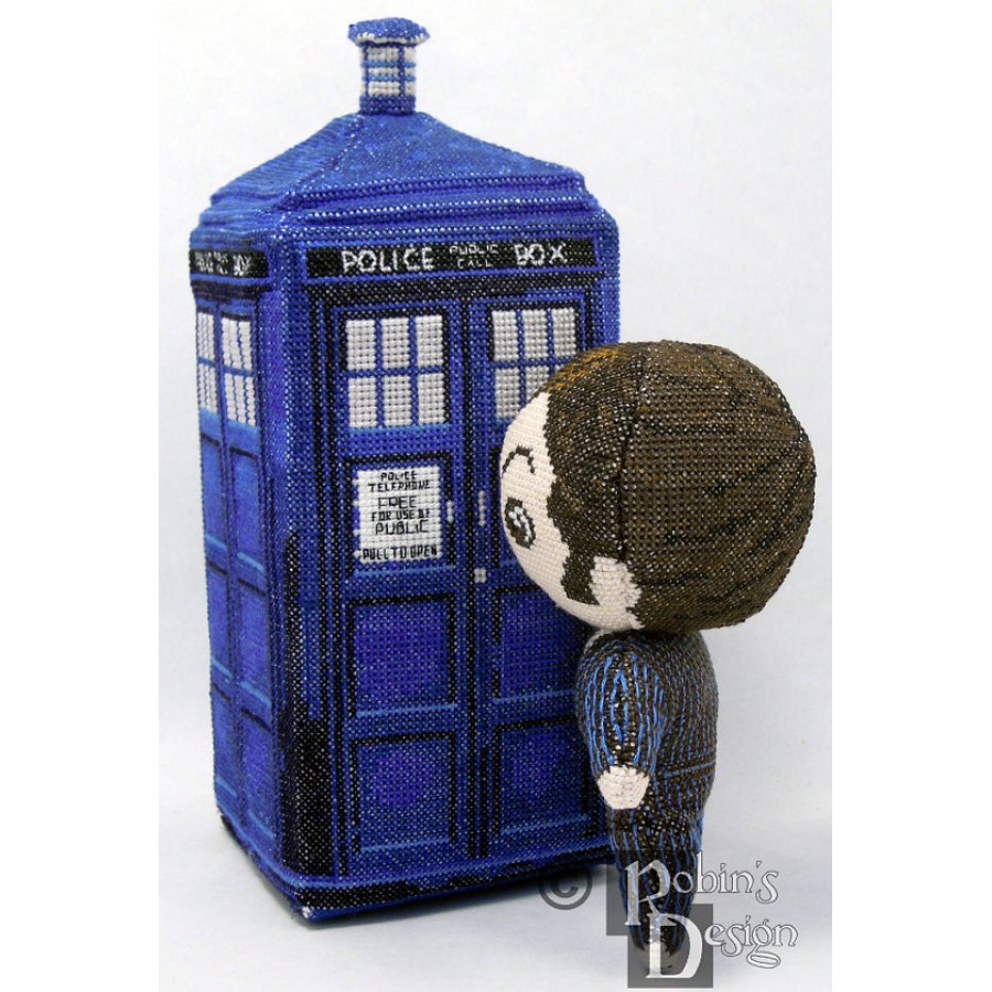 The Tenth Doctor Doll 3D Cross Stitch Sewing Pattern PDF